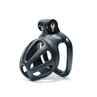 Black Python Chastity Cage - Nub – Chastity Cage Australia