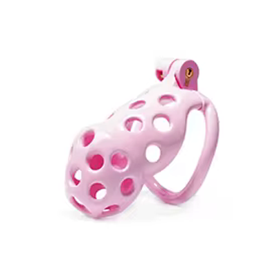 Pink Bubbles Chastity Cage - Standard – Chastity Cage Australia