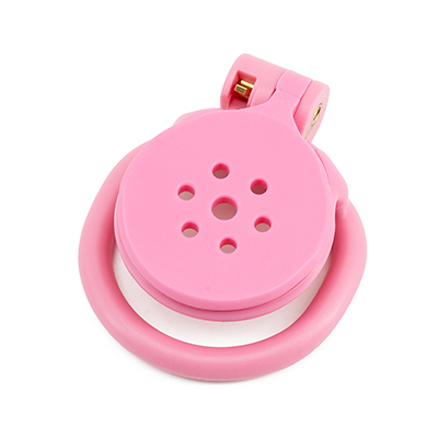 Resin Button Chastity Cage - Pink – Chastity Cage Australia